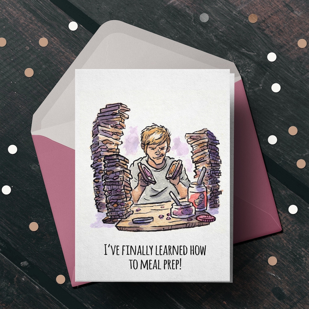 Meal Prep Greeting Card: Social Distancing Card for Friends - Etsy