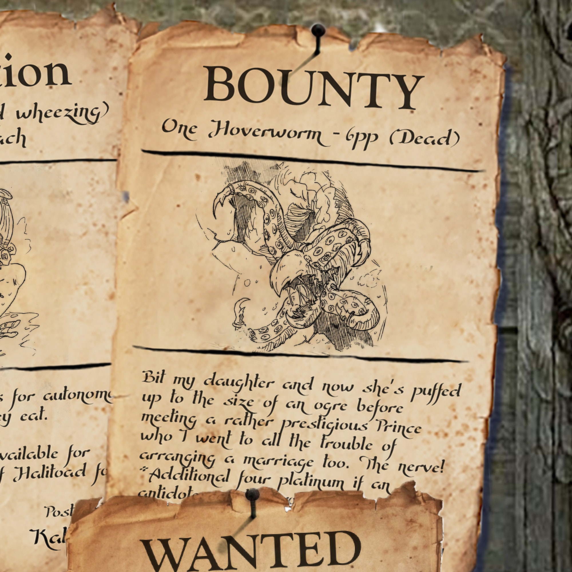 D&D Bounty Poster starter Pack editable PDF - Etsy UK