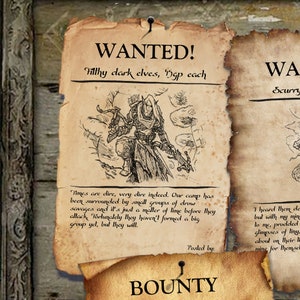 D&D Bounty Poster "the Underdark" (editable PDF) - Dungeons and Dragons ...