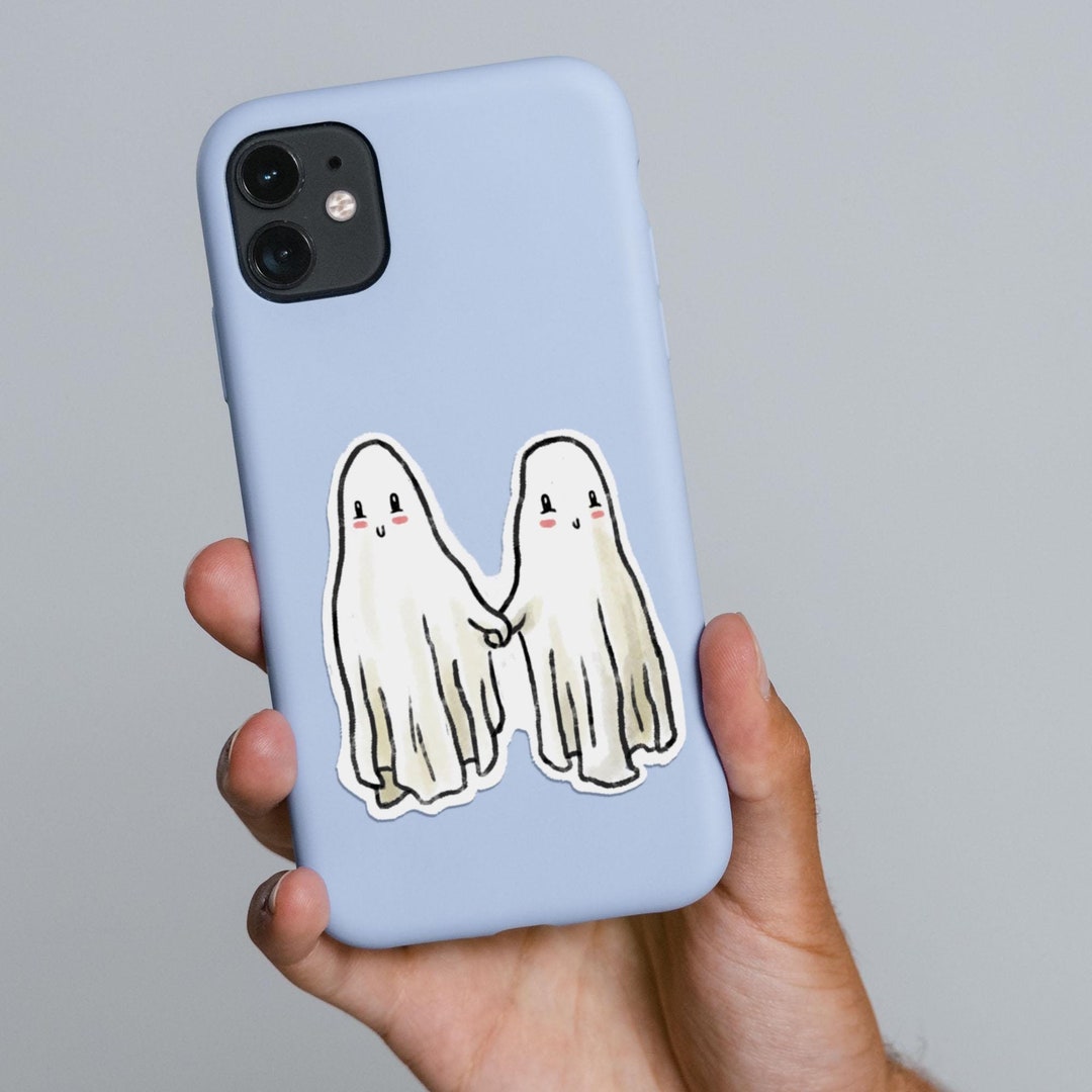 Cute Ghost Couple Sticker til Death Do Us Part for Spooky Couples, Goth ...