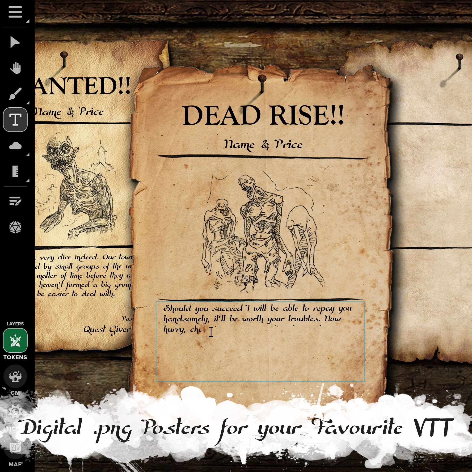 D&D Bounty Poster: Beasts and Insects - Editable RPG Prop (PDF) - Etsy