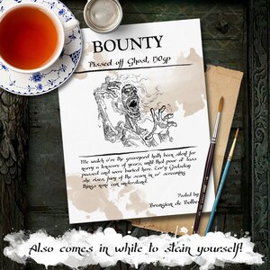 D&D Bounty Poster crypts and Tombs editable PDF Dungeons and Dragons ...