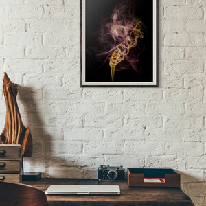 Smoke Abstract Photography Print Fine Art Decor "genie" - Etsy