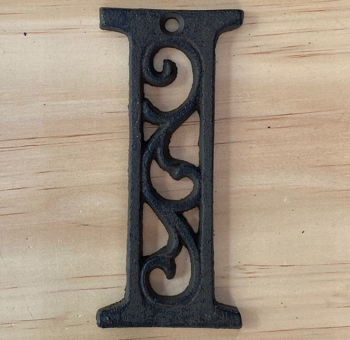 Alphabet Letters Cast Iron Scroll Letter Rustic Victorian - Etsy