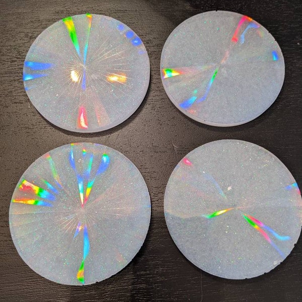 Holographic Coaster - Etsy
