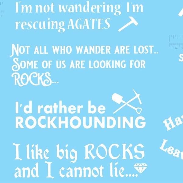 Rock Hound Car Decals - Etsy