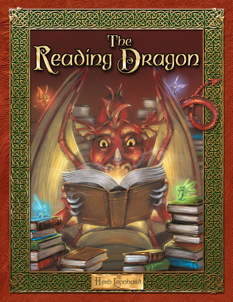 The READING DRAGON, Childrens BOOK, Illustrated and Signed by the ...