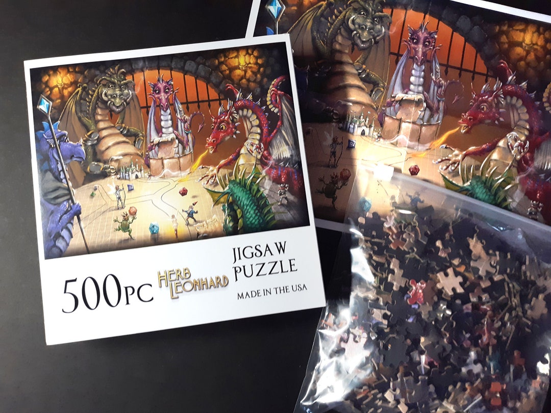 PUZZLE Dragons and Dungeons...and Dragons, 500 Piece Puzzle, Gifts for ...