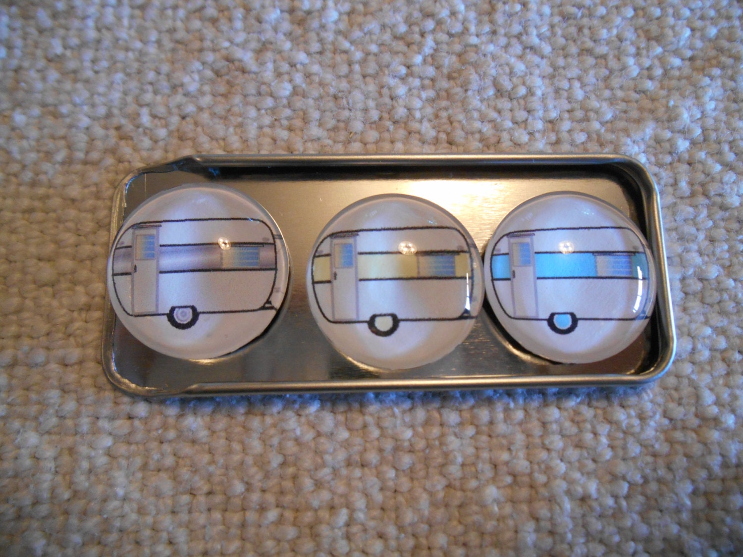 Vintage Aloha Trailers Fridge Magnet - Etsy