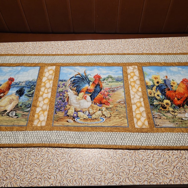 Chicken Table Runner Pattern - Etsy