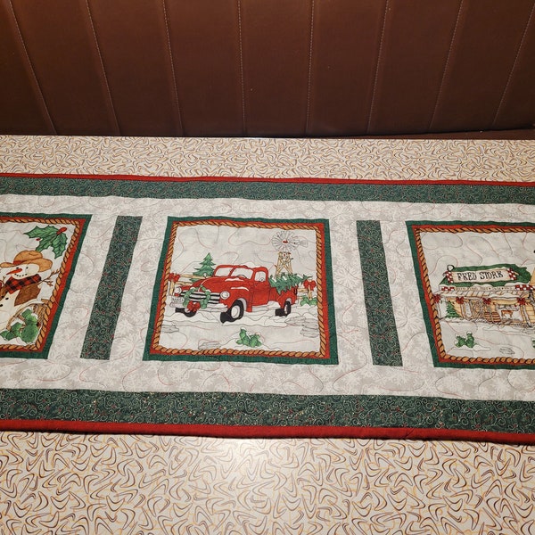 Red Truck Table Runners - Etsy
