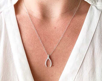Wishbone Necklace - Etsy