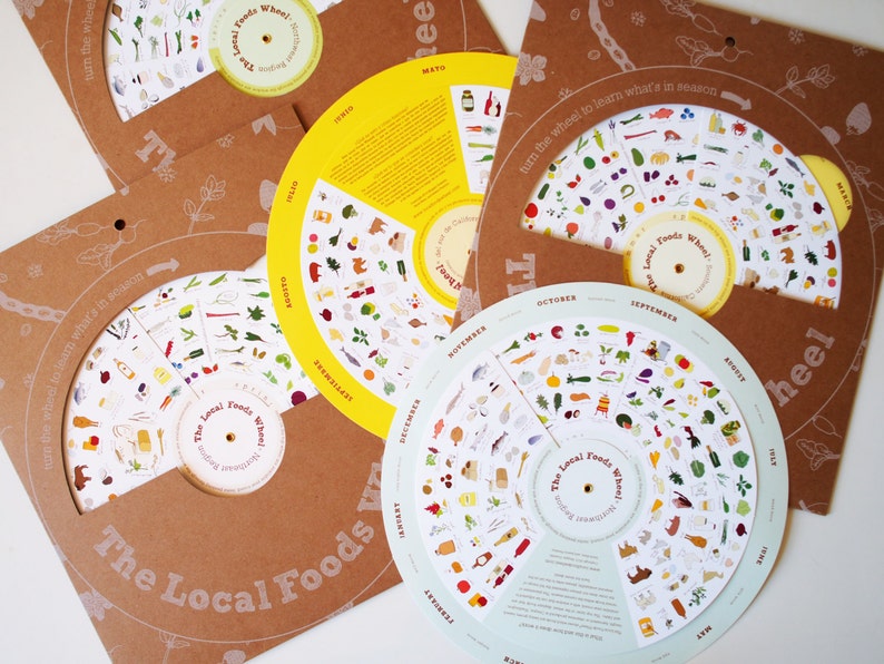 Northwest Local Foods Wheel | Etsy