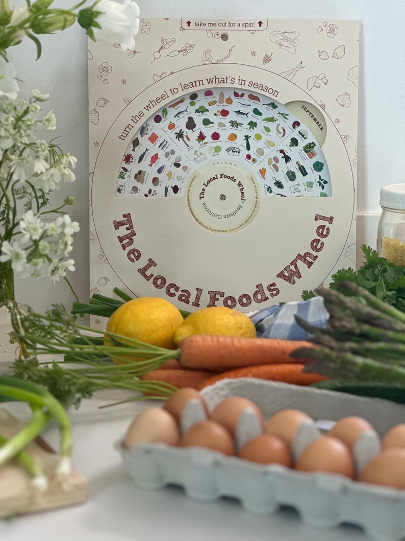 Southern California Local Foods Wheel - Etsy