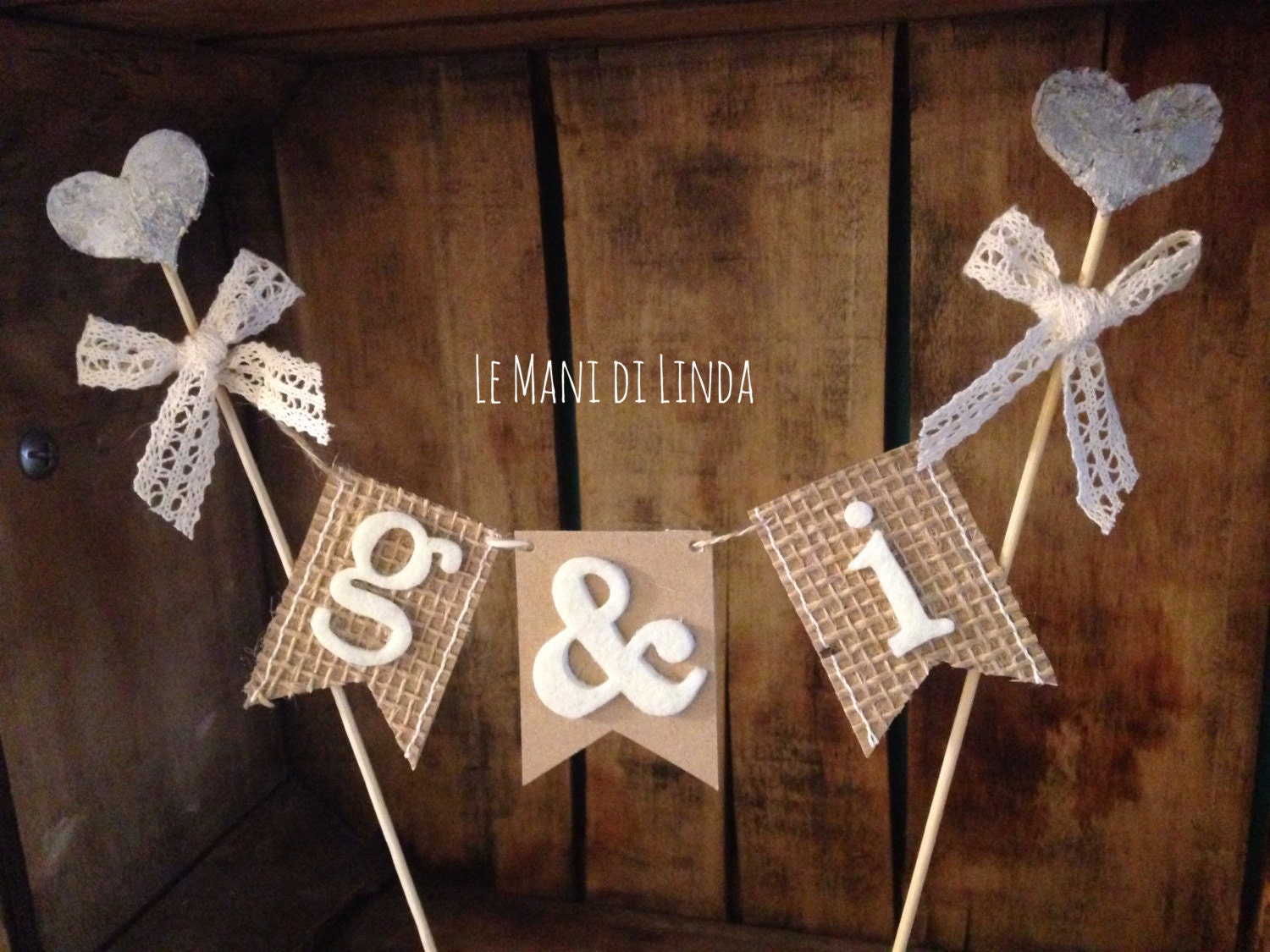 Cake Topper Banner - Etsy