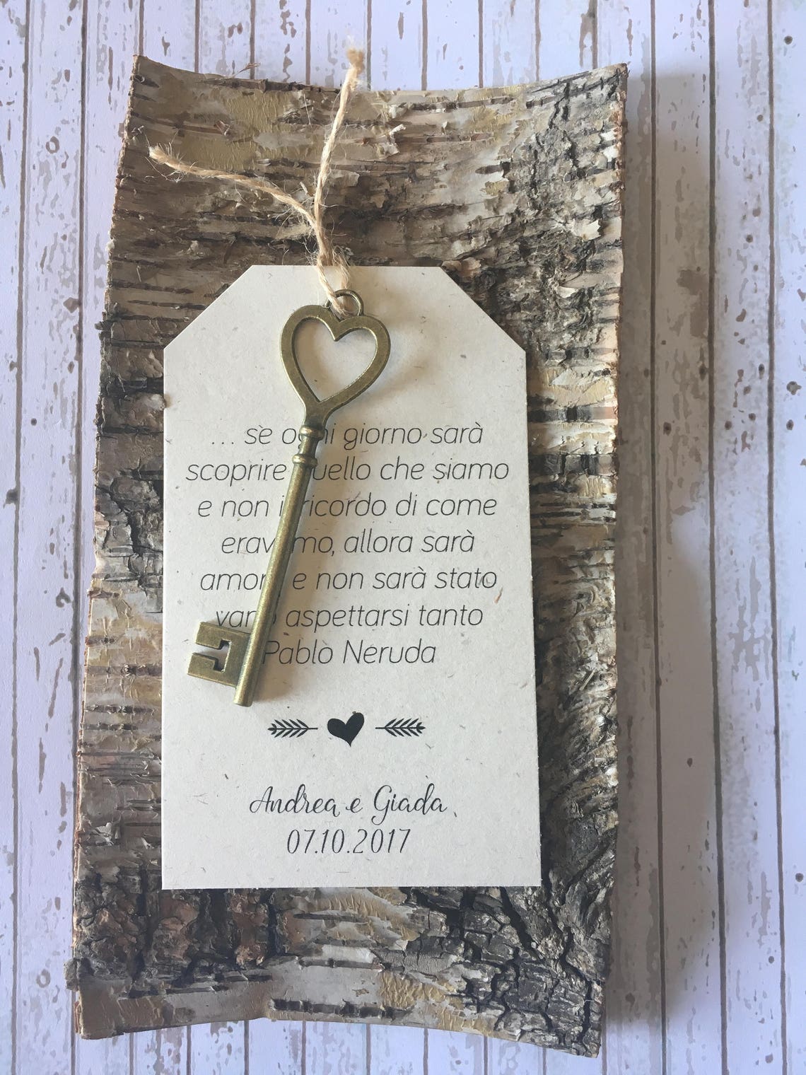 20 Shabby Chic Placeholder With Vintage Key MINIMUM ORDER 20 | Etsy