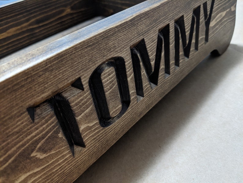 Dog Toy Box - Wood, Customized Storage Box for Puppy Toys - Etsy