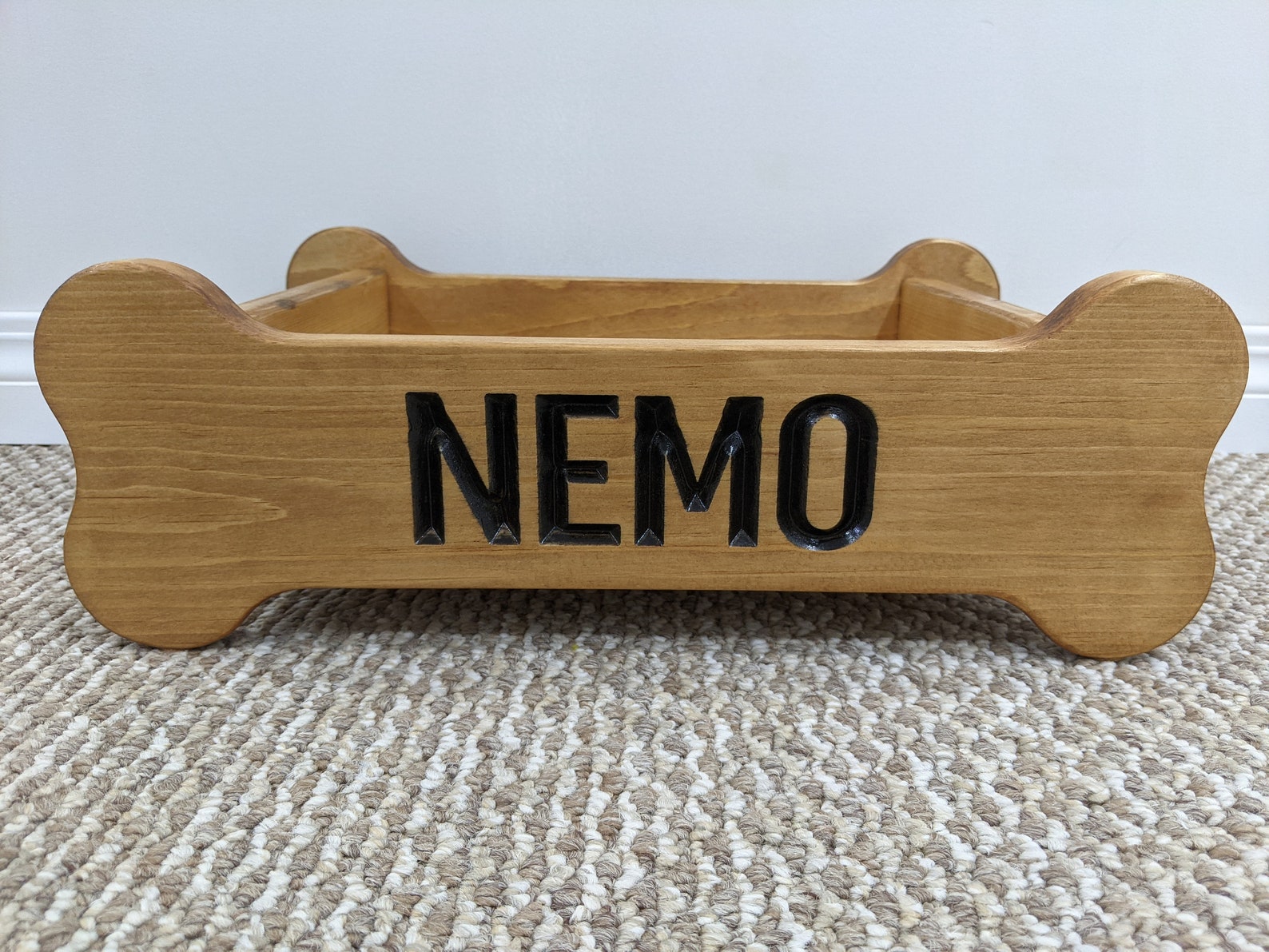 Dog Toy Box Wood Customized Storage Box for Puppy Toys - Etsy