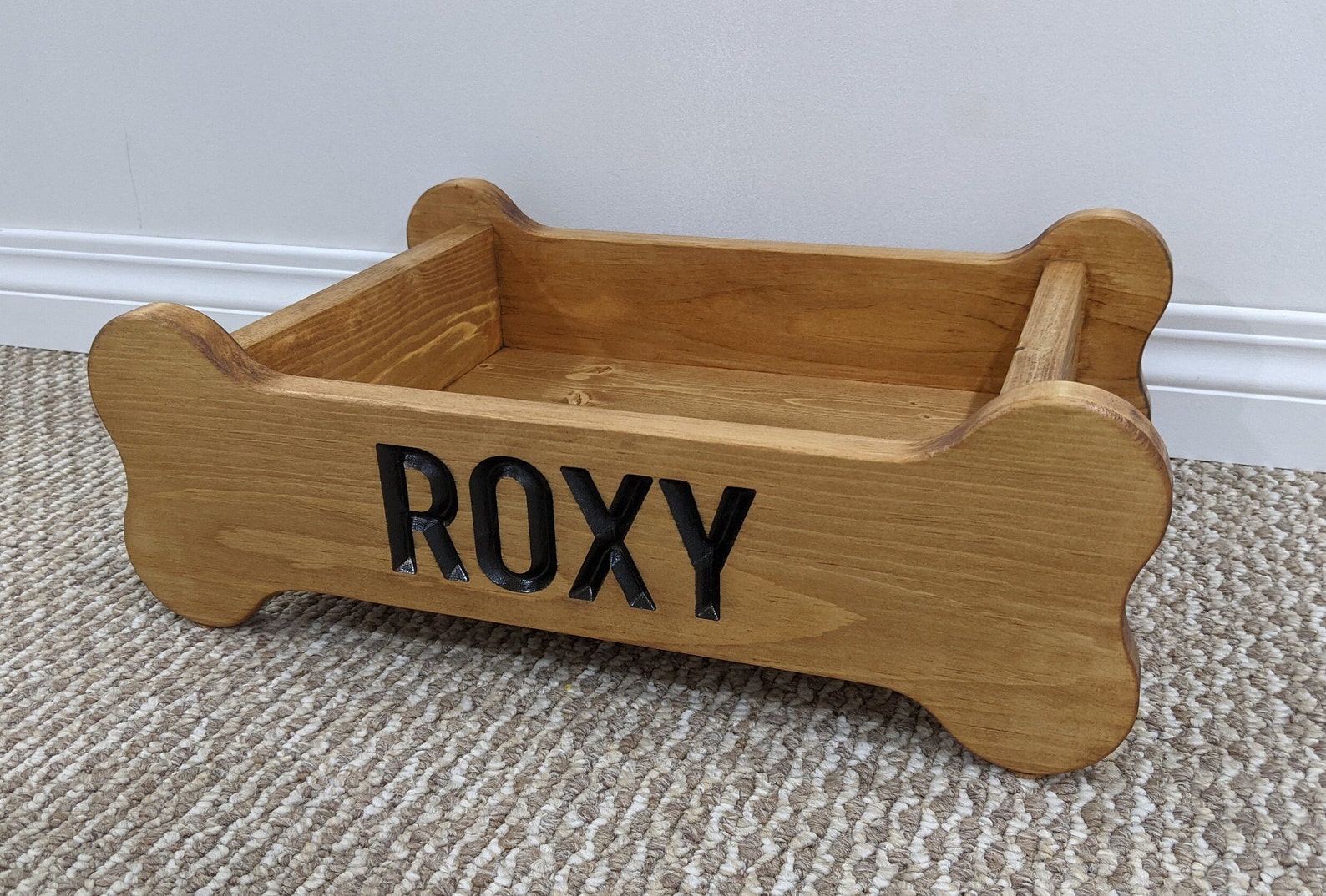 Dog Toy Box Wood Customized Storage Box for Puppy Toys - Etsy