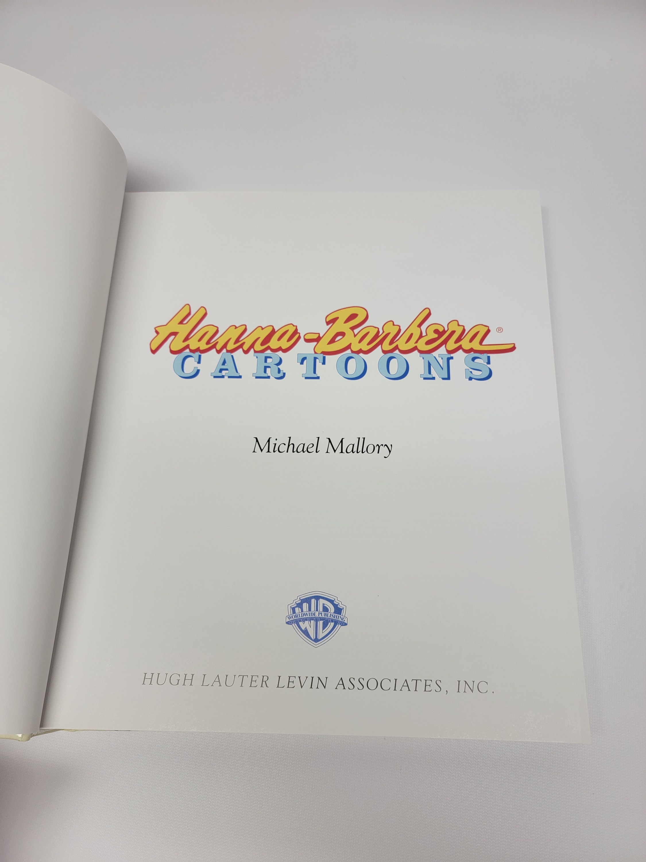Hanna-barbera Cartoons by Mallory, Michael hardcover Coffee Table Book - Etsy