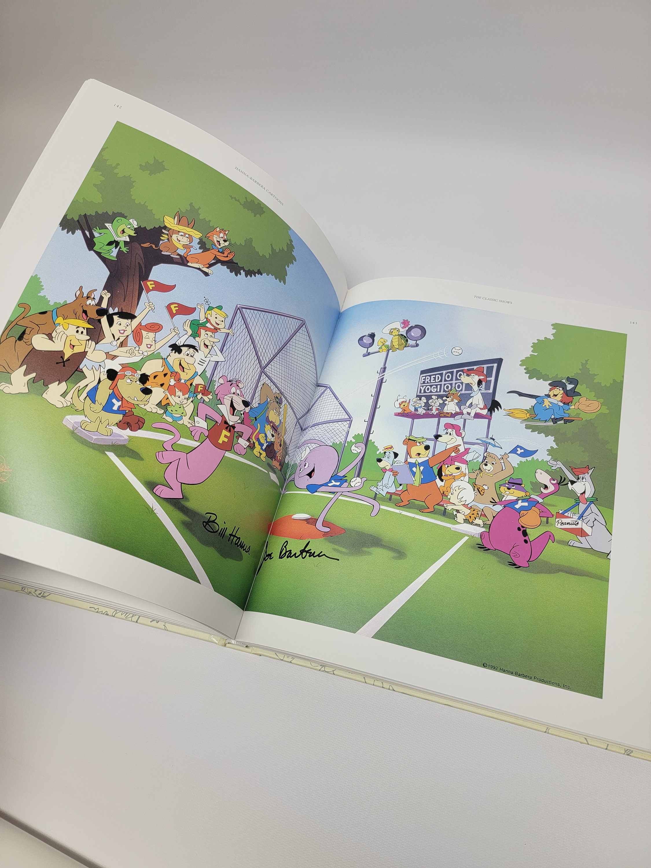 Hanna-barbera Cartoons by Mallory, Michael hardcover Coffee Table Book - Etsy