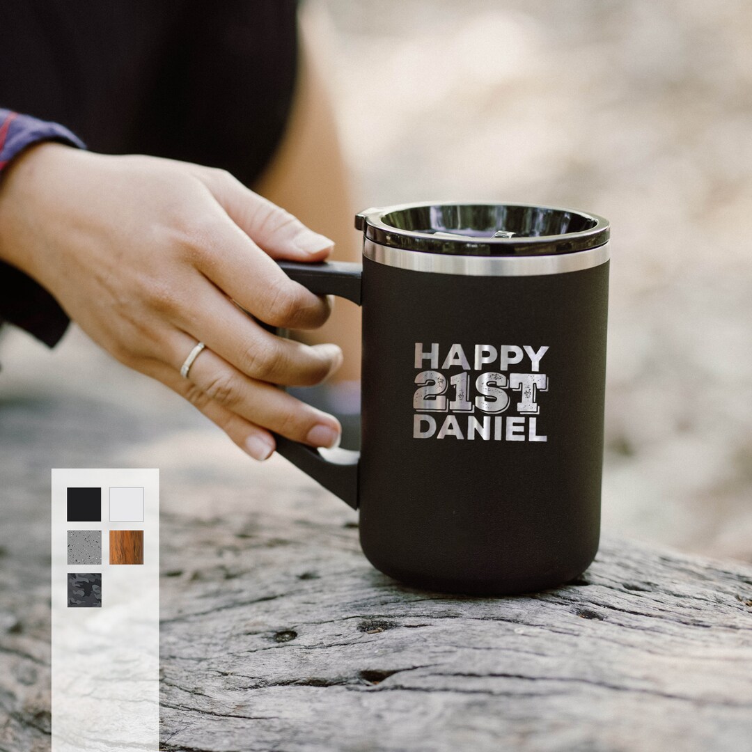 Customized Ice Cold Beer Mug Stainless Steel 16oz Drinking Lovers Gift ...