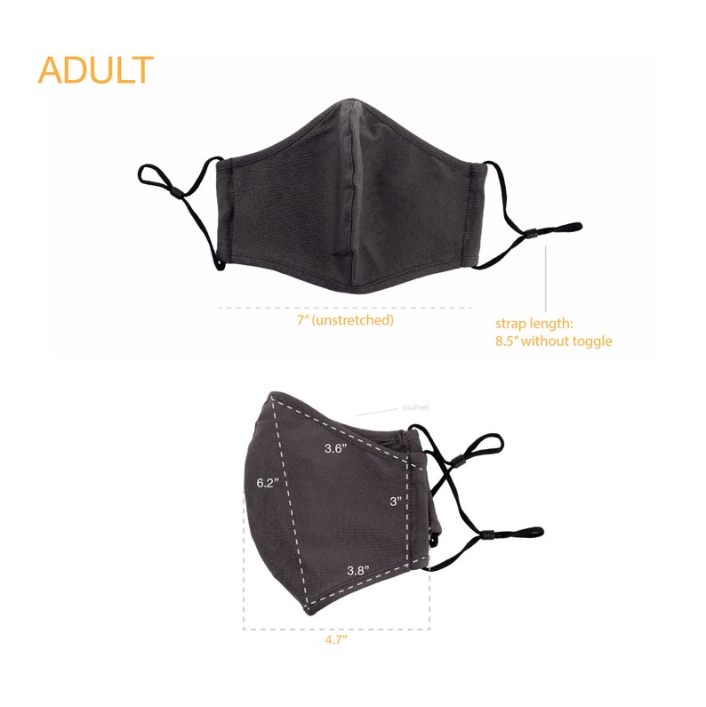 10-PACK Adult Anti-fog Masks Washable Reusable Basic Masks - Etsy