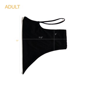 Black Neck Gaiter With Filter Pocket for Men and Women With, 3D Nose ...
