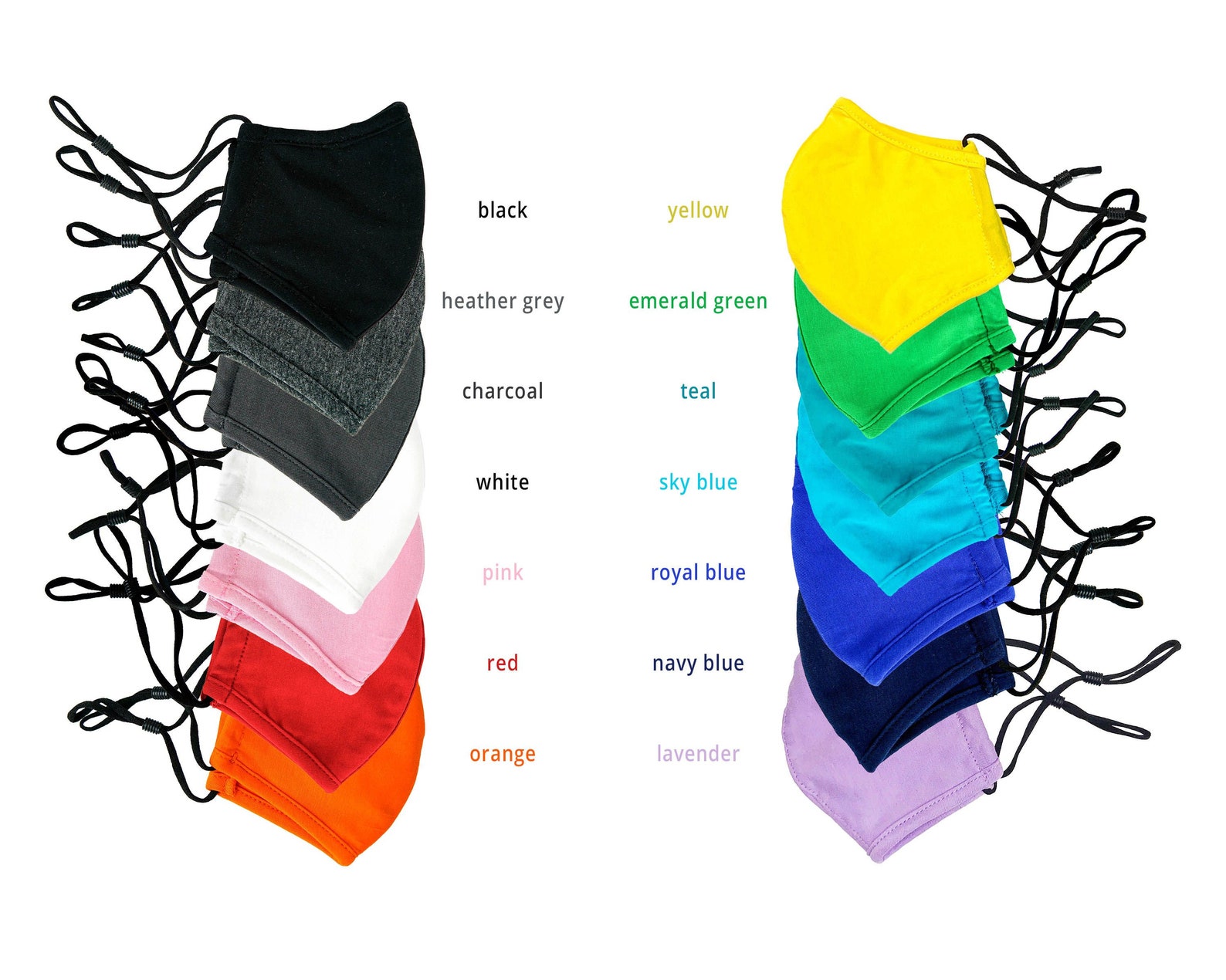 10-PACK Adult Anti-fog Masks Washable Reusable Basic Masks - Etsy