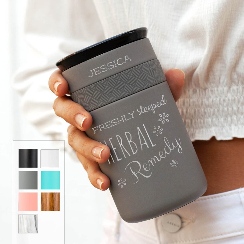 Tea Thermos Mug With Infuser - Etsy