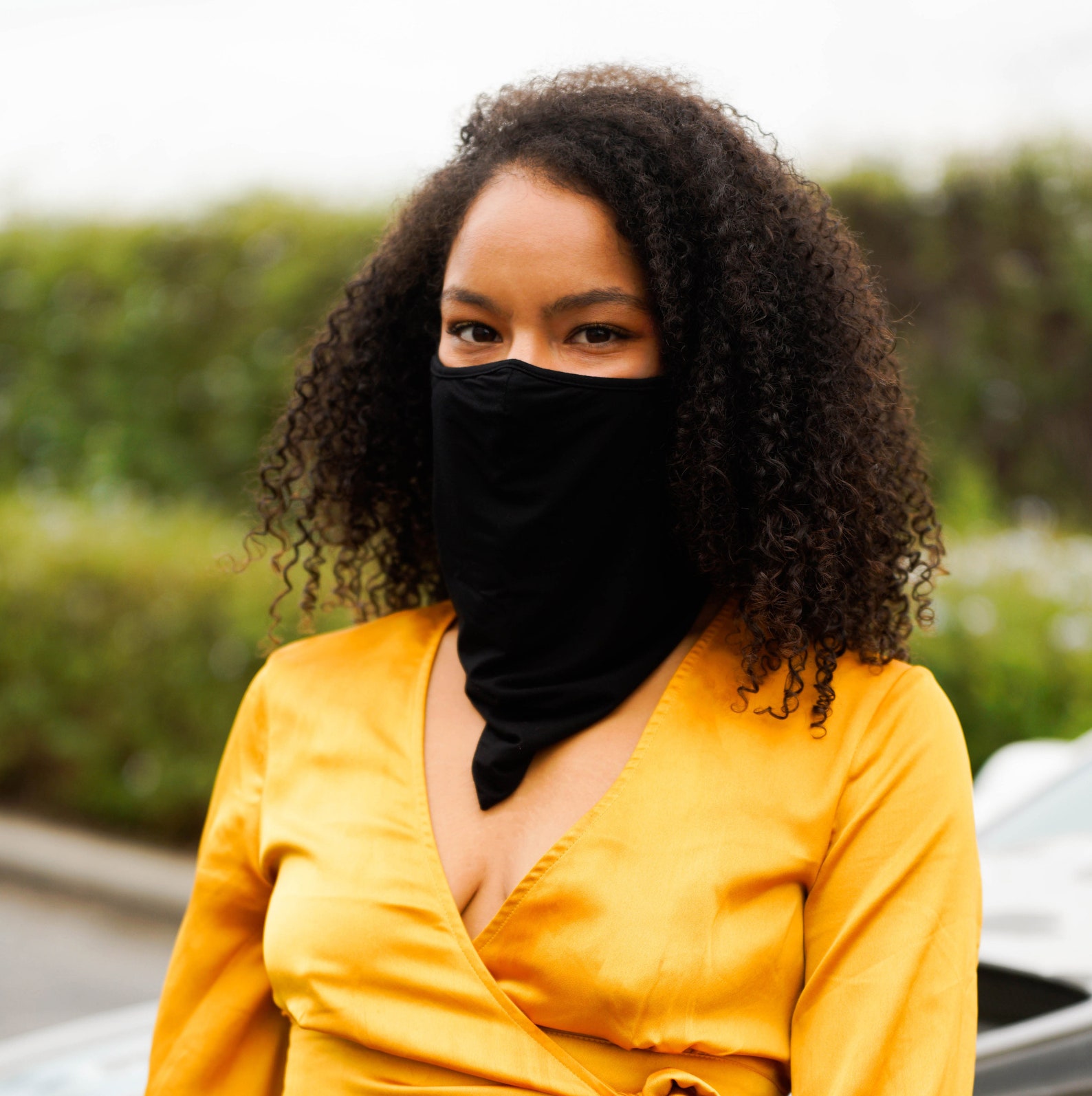 Black Neck Gaiter With Filter Pocket for Men and Women With | Etsy