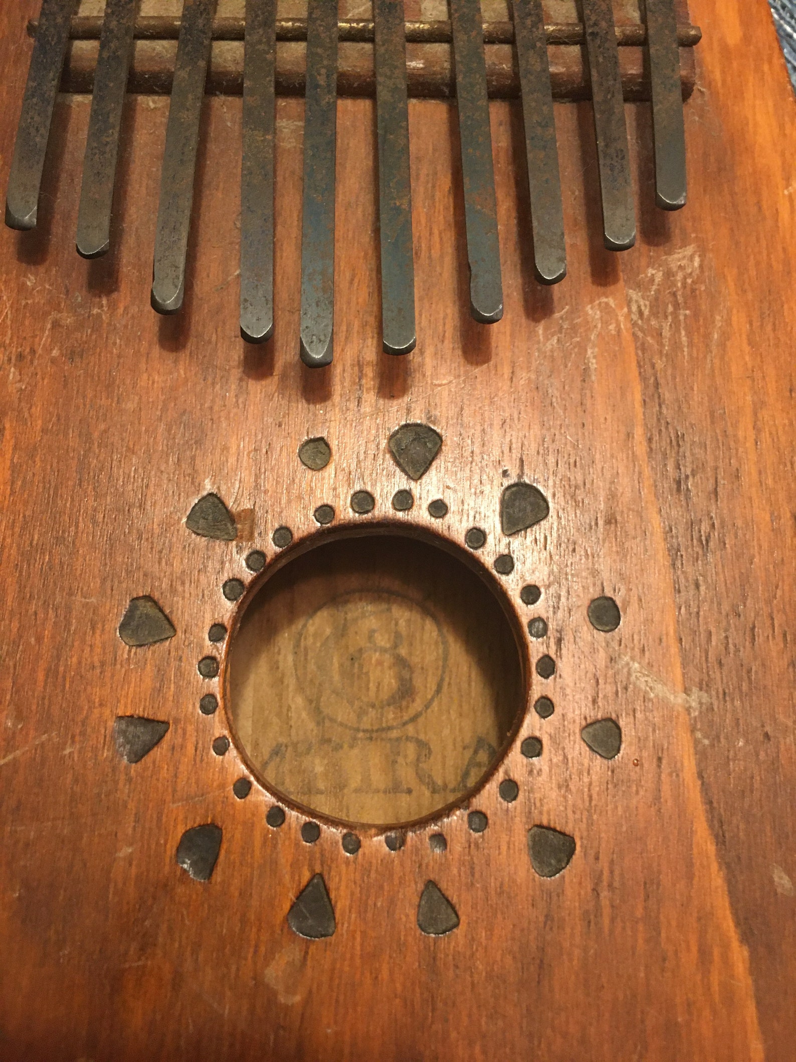 African MBIRA. Ethnic Musical Instrument, Thumb Piano, African Keyboard ...