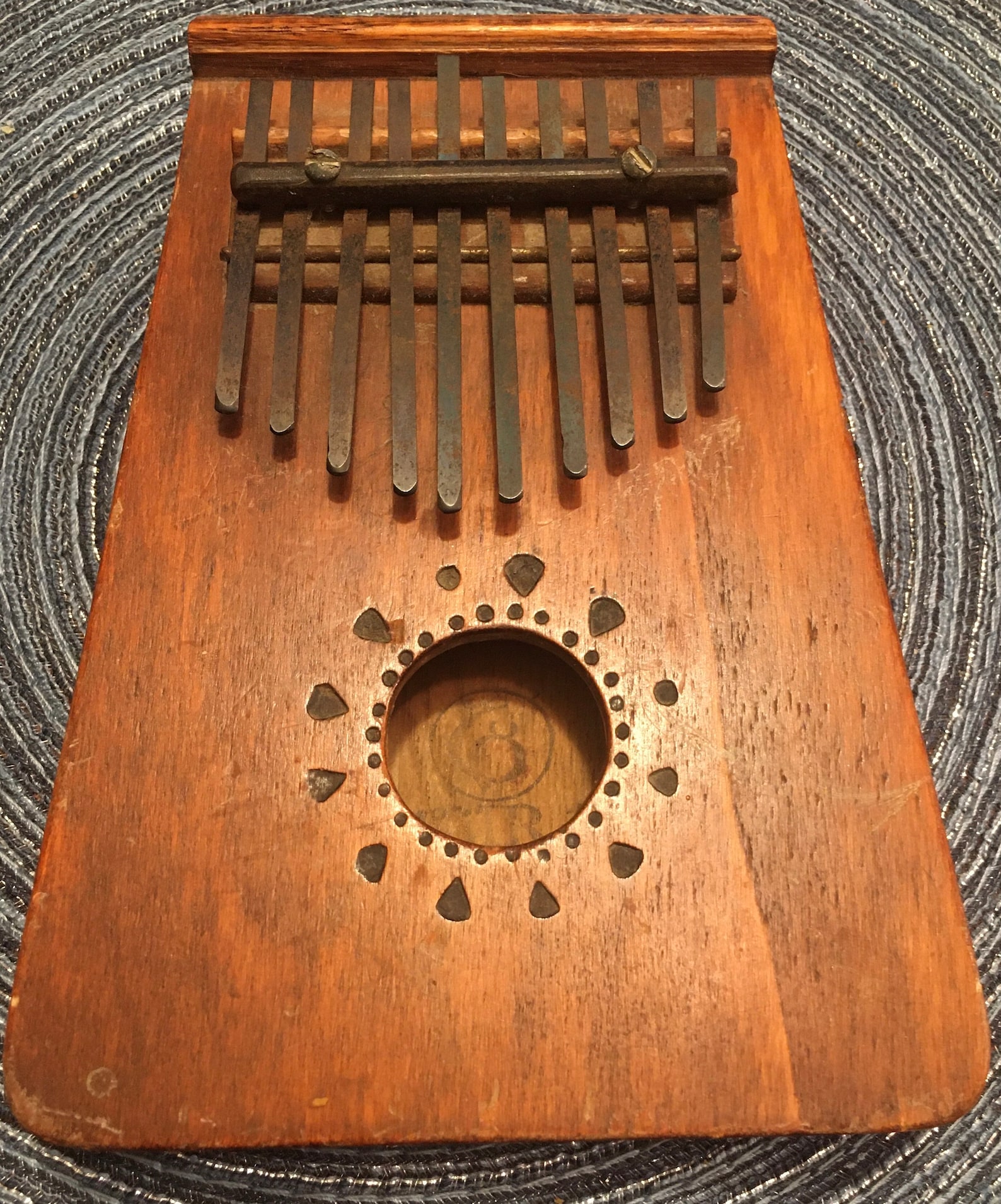 African MBIRA. Ethnic Musical Instrument, Thumb Piano, African Keyboard, Primitive Piano ...