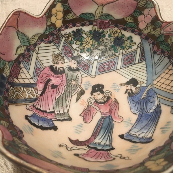 Gold Rim Bowl - Etsy