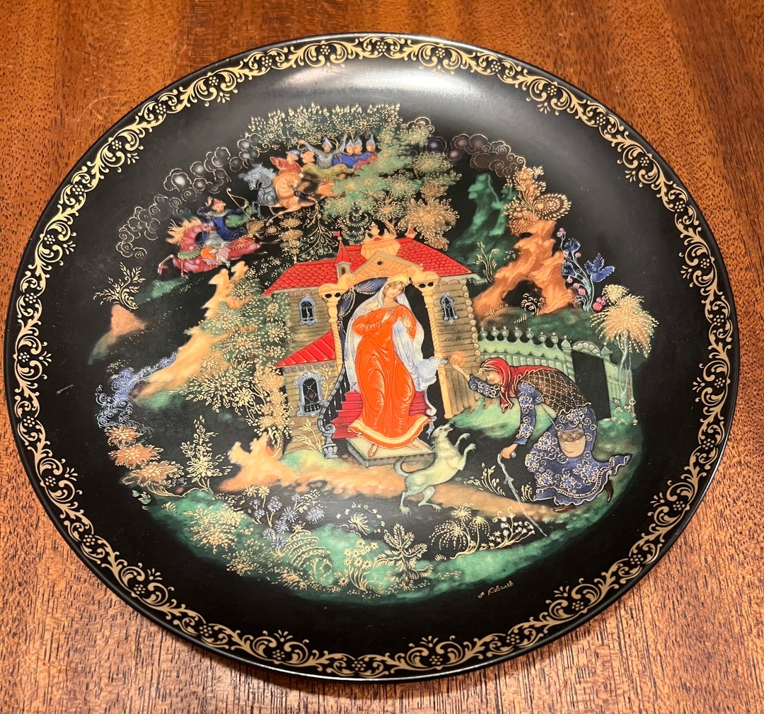 Russian Tianex Legends II Fairytale Plate, 1988 Tianex Collector Plate ...
