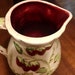 Majolica Strawberry Pitcher, Raised Strawberry Ceramic Pitcher, Vintage ...