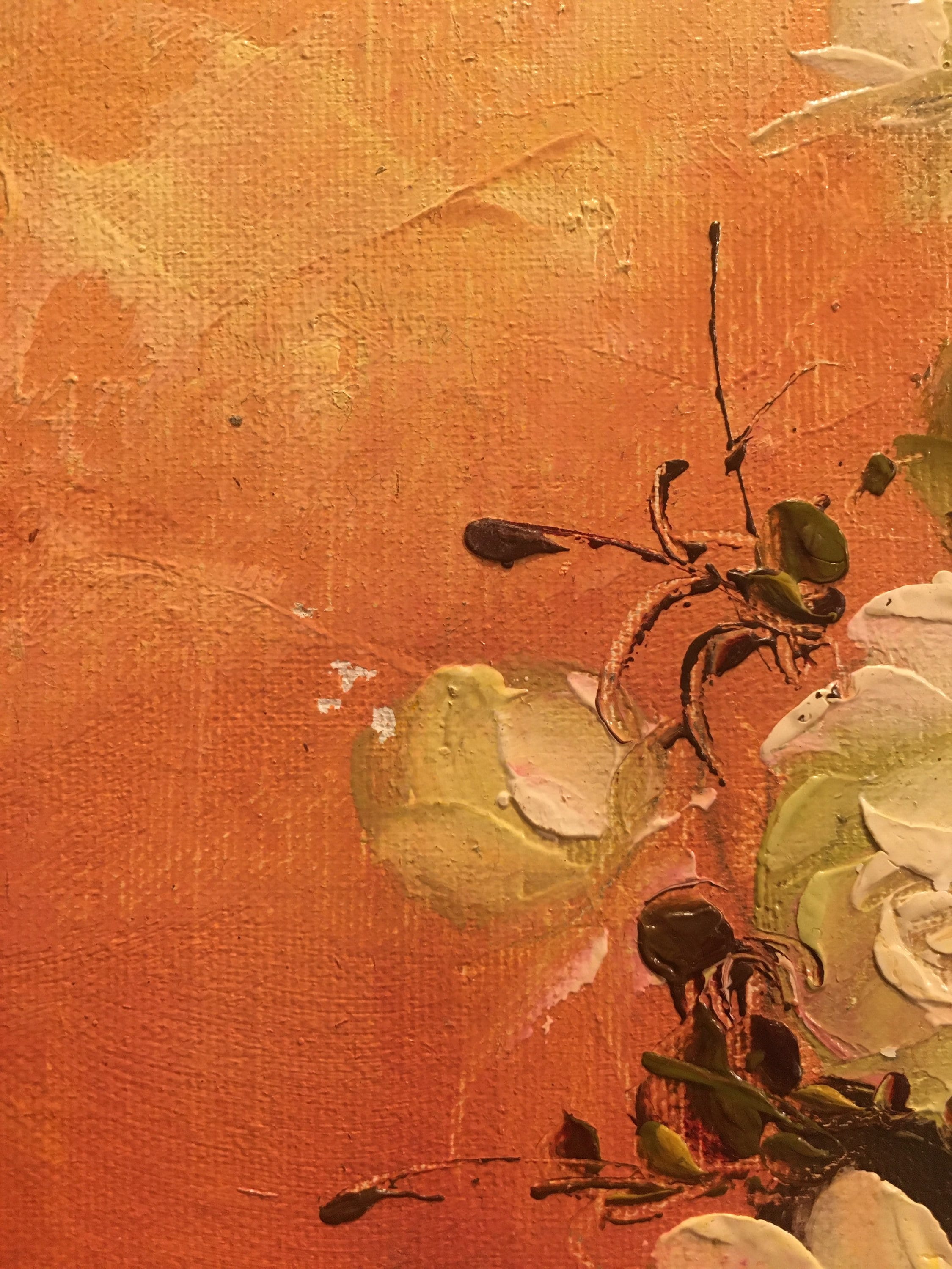 Hilda Clegg Oil on Board Floral Painting, 8 X 10 Painting, Clegg Roses ...