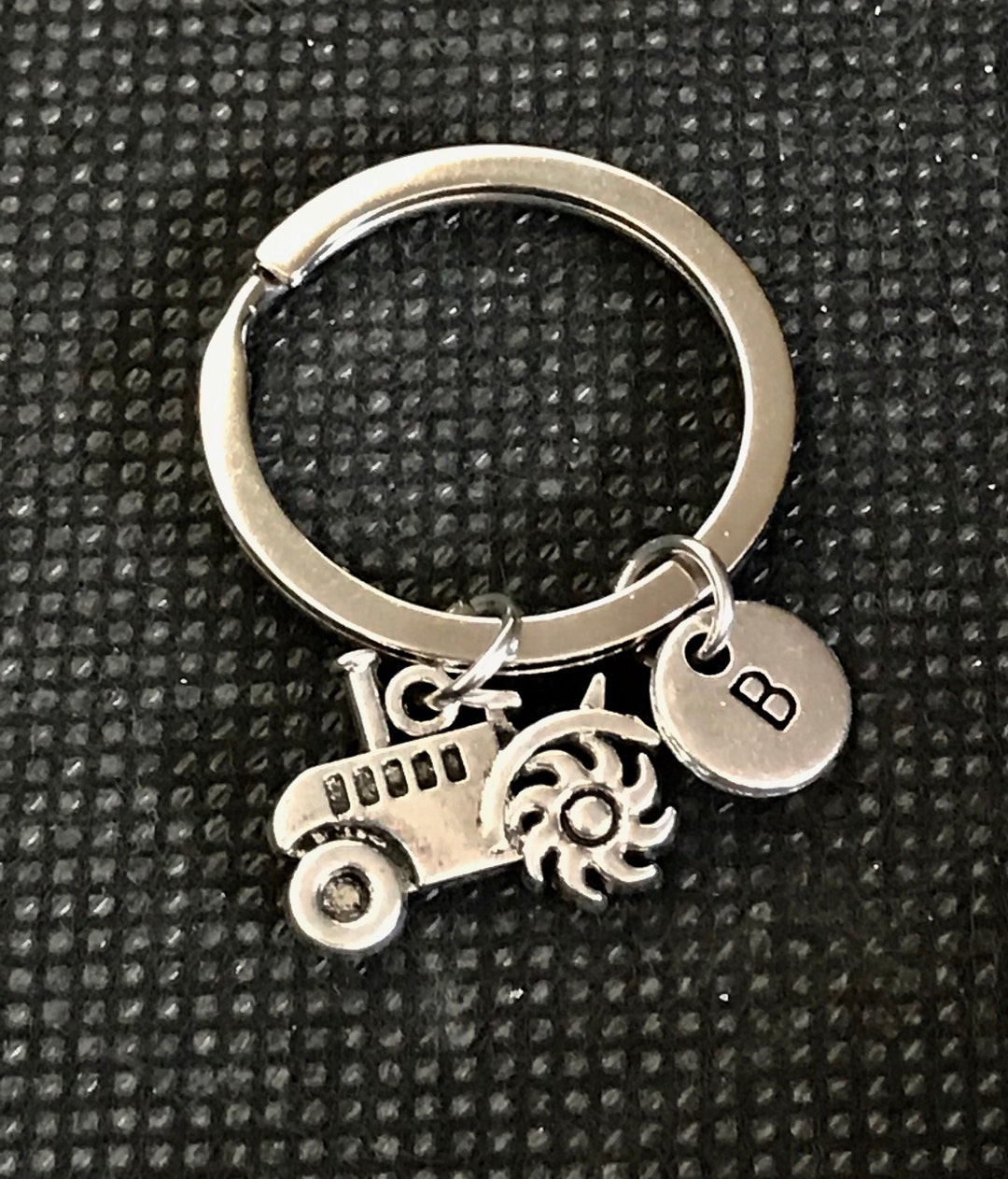 Tractor Keychain Personalized Farm Keychain Tractor Keyring Farmer ...