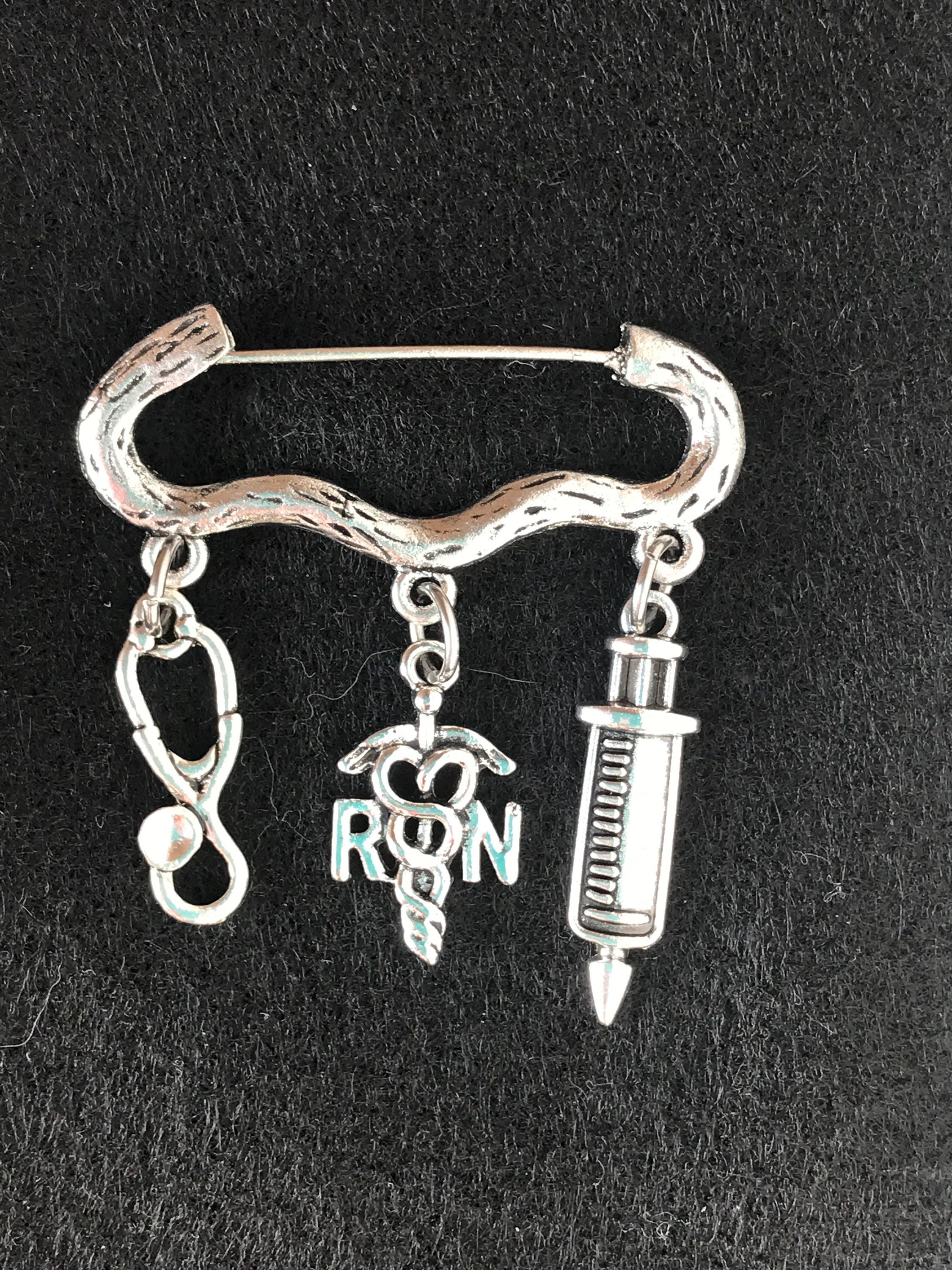 RN Pin RN Brooch Nurse Brooch RN Graduation Gift Rn Brooch Pin - Etsy UK