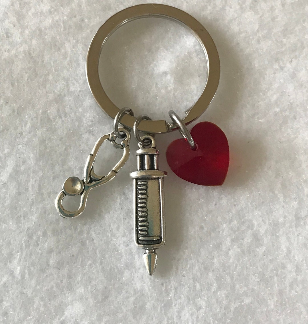 Phlebotomist Key Chain Phlebotomy Nurse Gift Nurse Key Chain Nurse ...