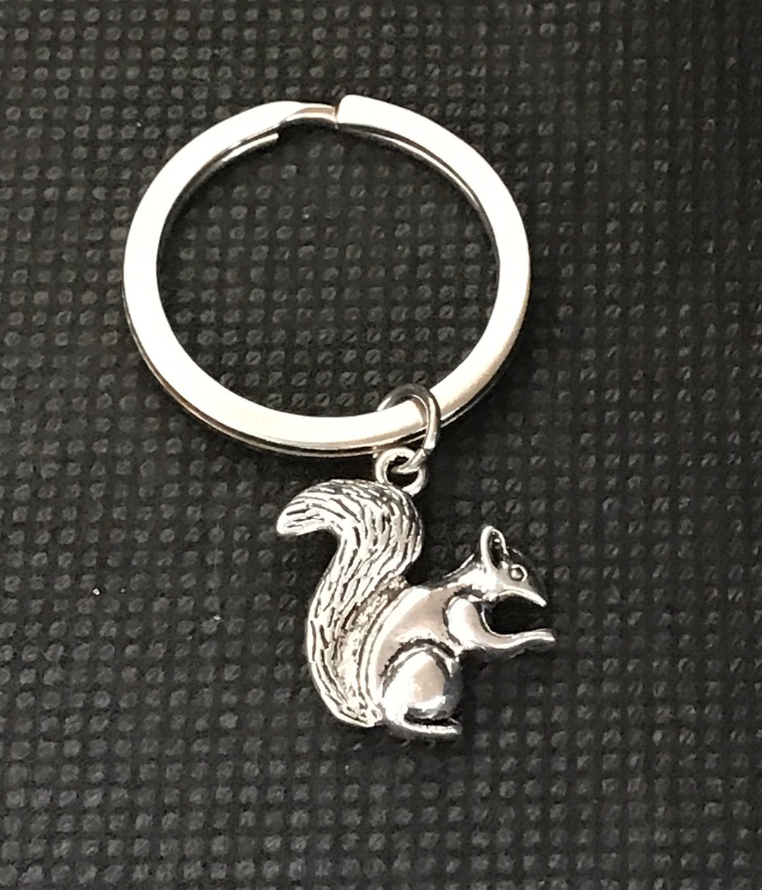 Squirrel Keyring / Squirrel Keychain / Squirrel Gift / Squirrel Charm ...