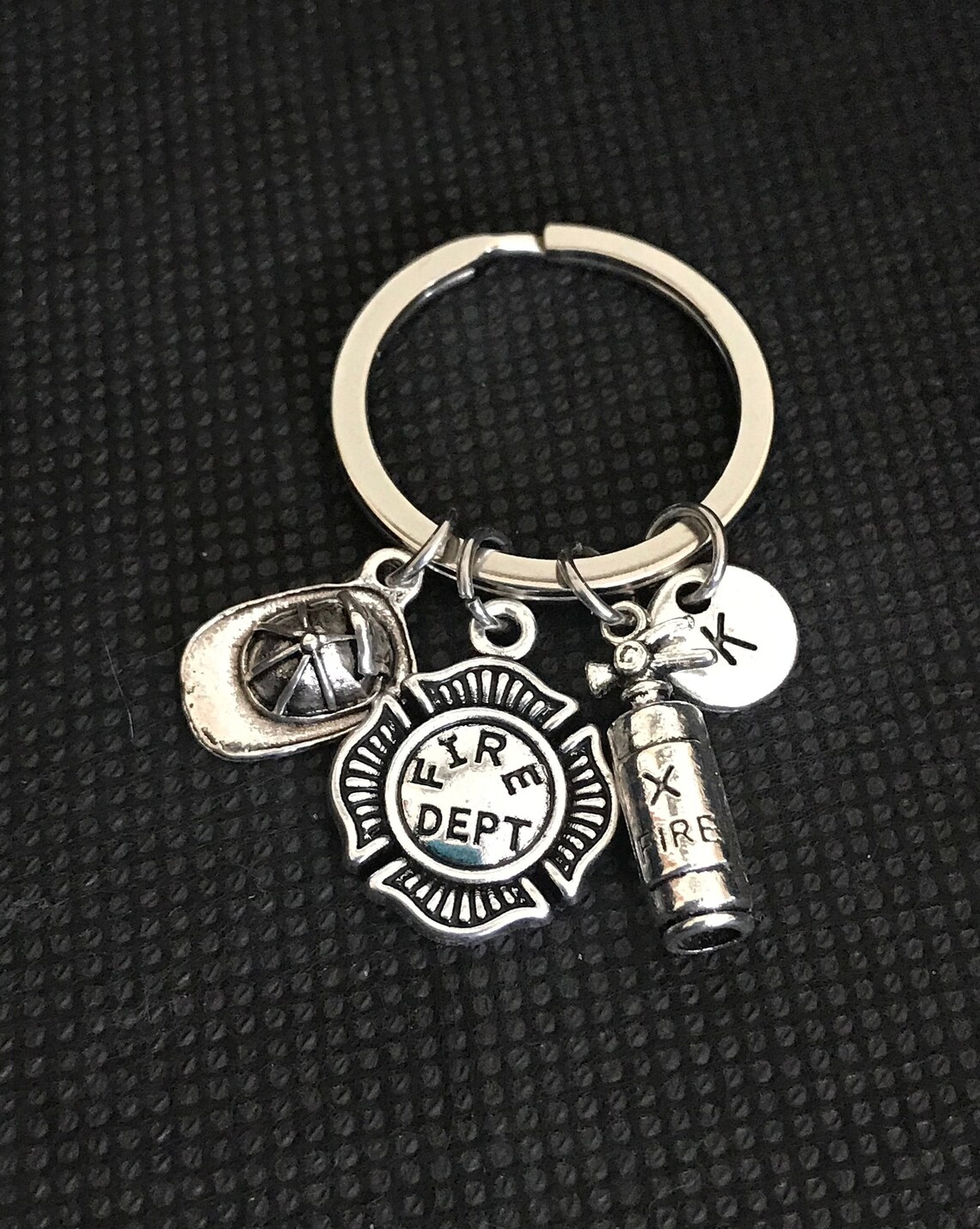Personalized Firefighter Keychain Fireman Keychain Firefighter - Etsy UK