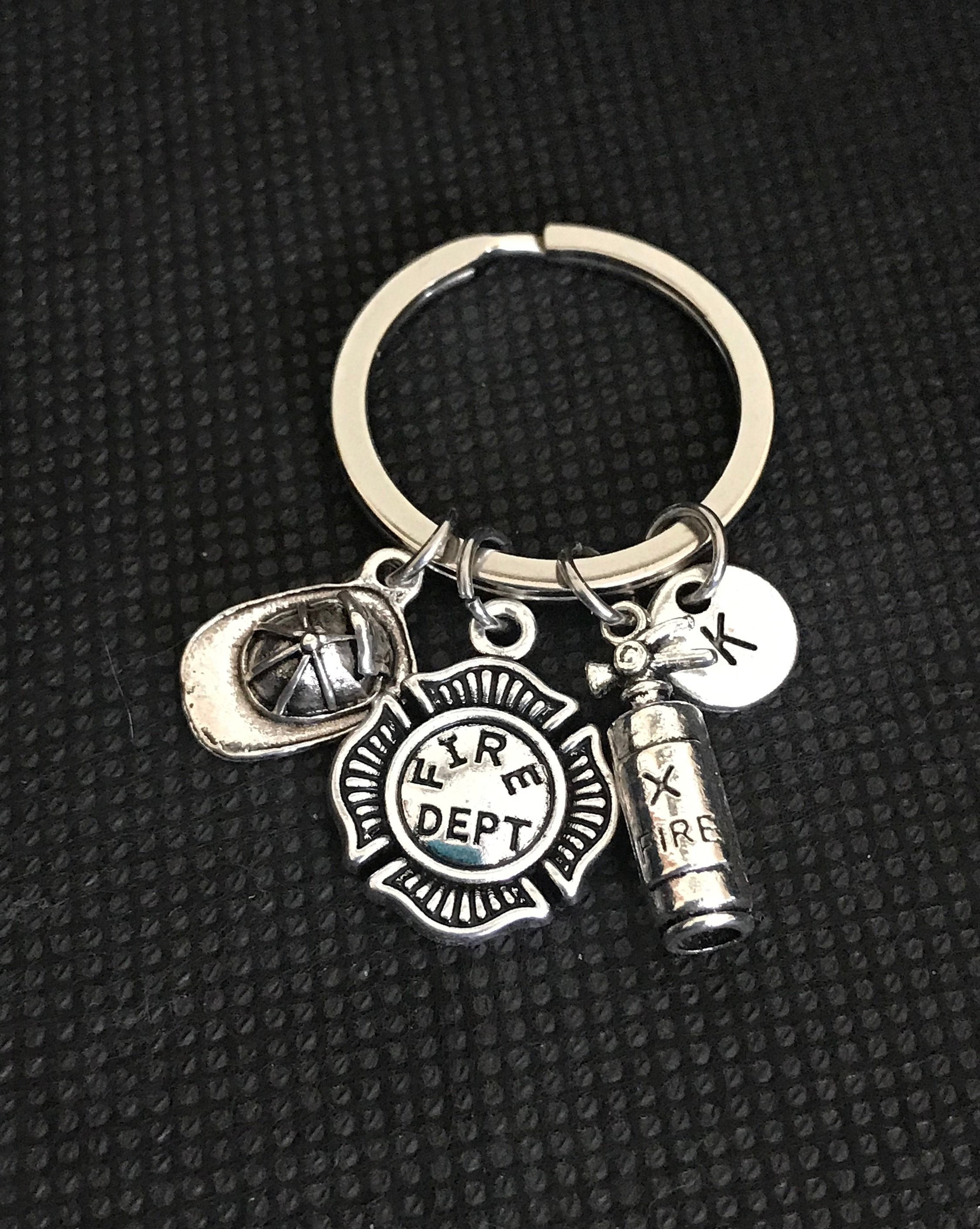 Personalized Firefighter Keychain Fireman Keychain Firefighter - Etsy UK