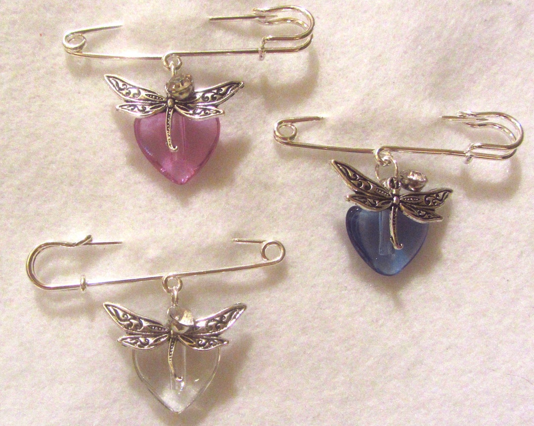 Essential Oil Diffuser Vial Brooch Pin Aromatherapy Dragonfly Charm and ...