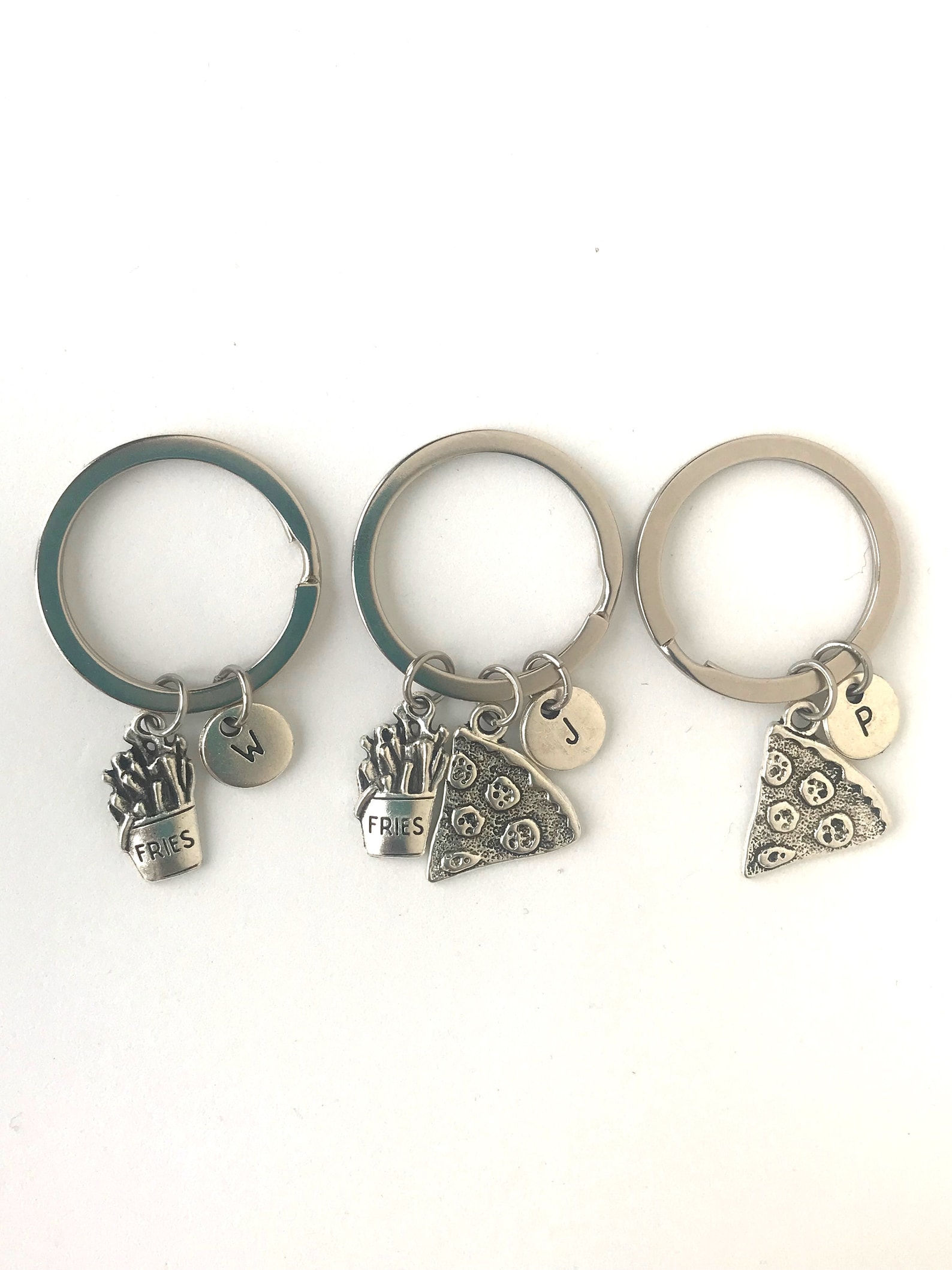 Personalized Junk Food Keychain Pizza Keychain Junk Food | Etsy