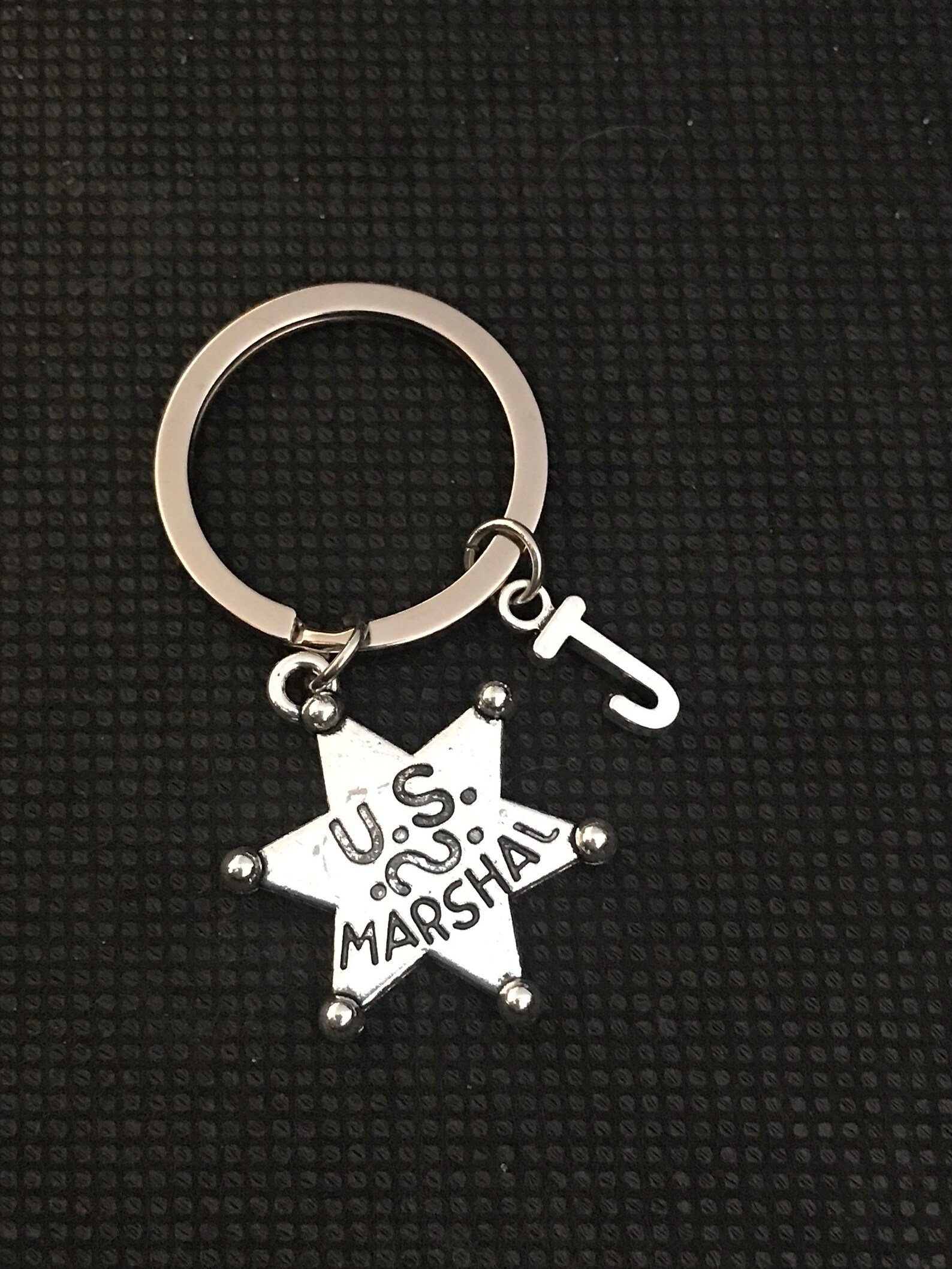Personalized Police Keychain US Marshall Keychain Marshall Gift ...