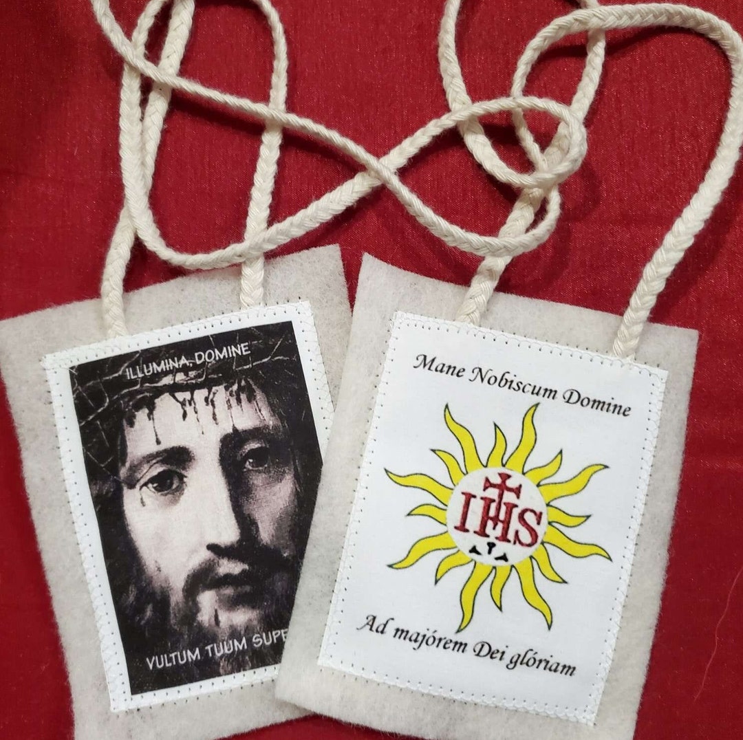 The Holy Face Scapular - Etsy
