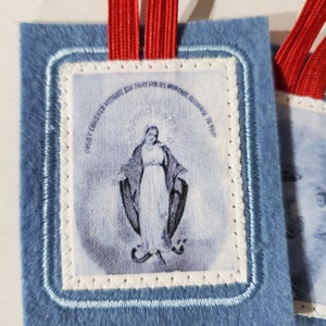 Marian Fathers Blue Scapular - Etsy
