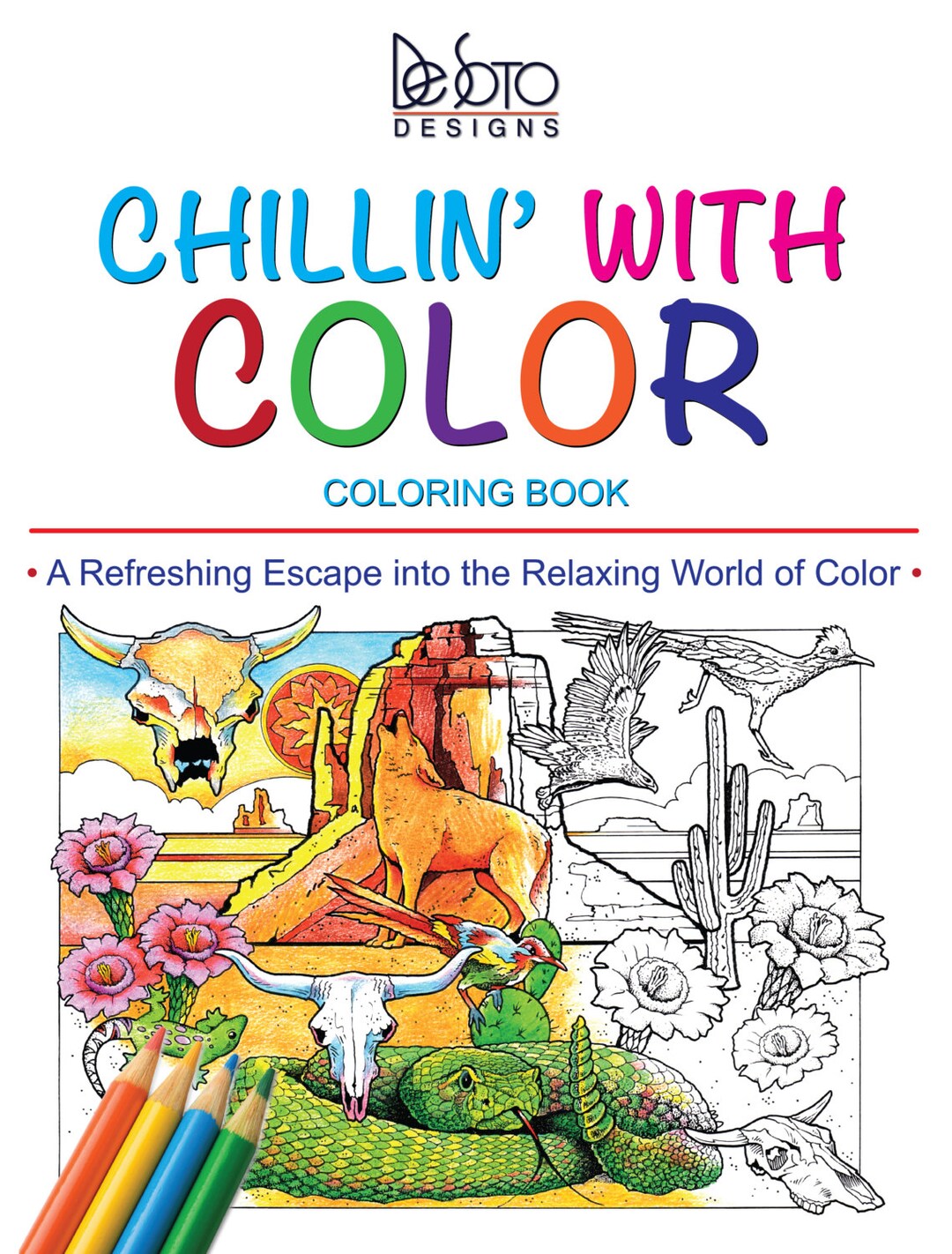 Coloring Book Chillin' With Color A Refreshing Escape Into the Relaxing ...