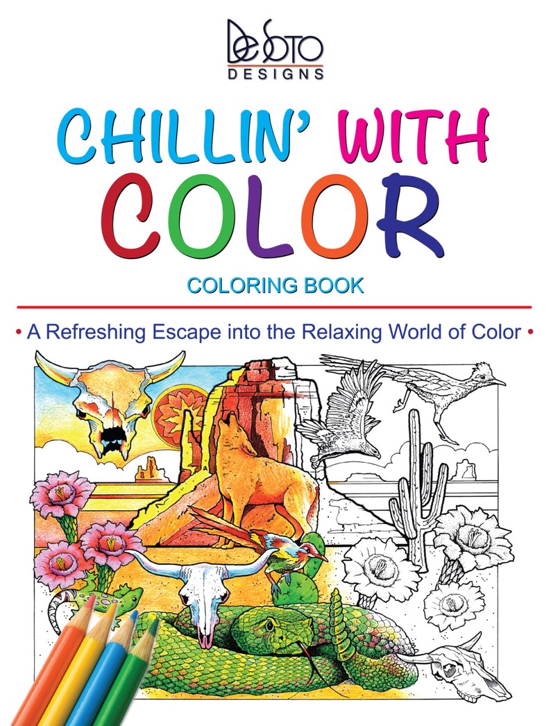 Coloring Book - Chillin' With Color - A Refreshing Escape Into the ...